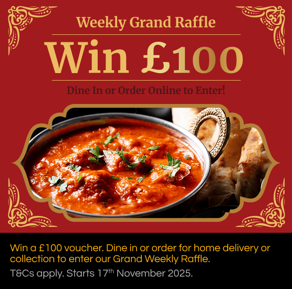 Weekly Raffle - Shahi Restaurant (Bracknell)